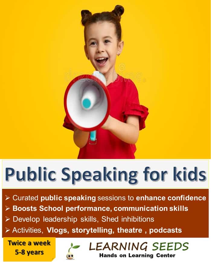 Public Speaking for Kids ( Online/Offline) - Learning Seeds