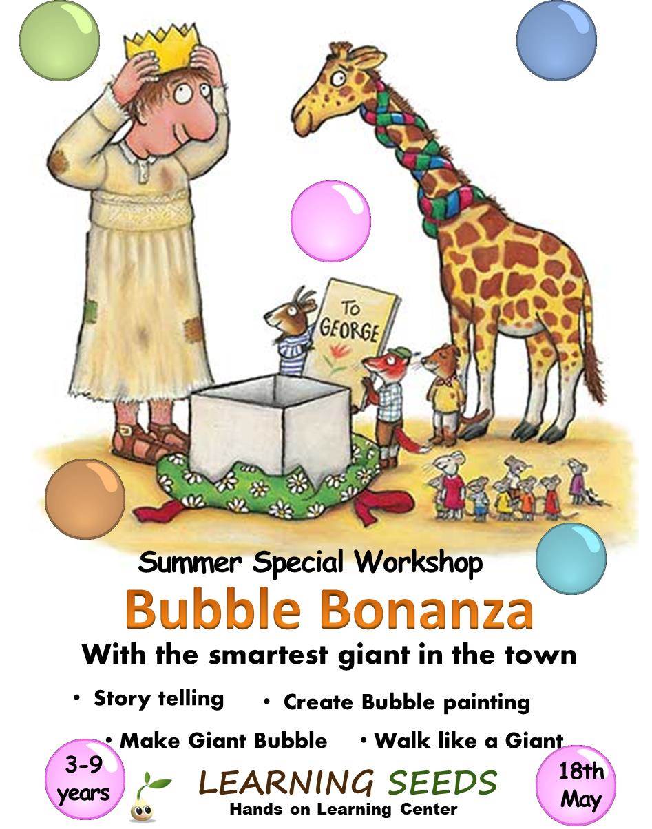 Giant Bubble Bonanza- Fun Workshop - Learning Seeds